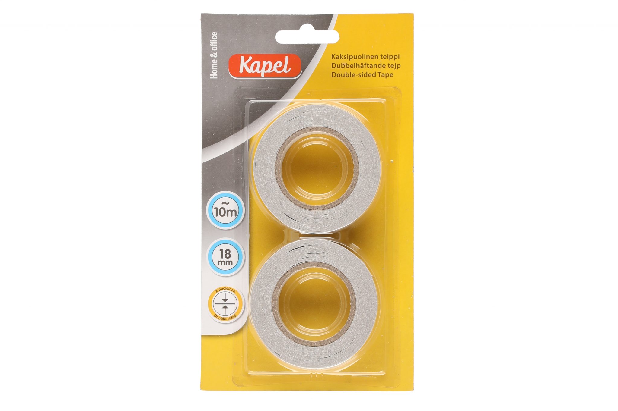 KAKSIPUOLEINEN TEIPPI 2KPL - Halpakauppa Kauhava